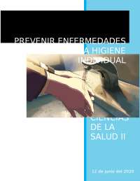 'PREVENIR ENFERMEDADES MEDIANTE LA HIGIENE INDIVIDUAL - Docsity