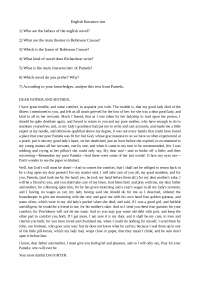 Verifica lett. e gramm. inglese 4 anno - Docsity