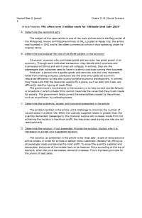 Economic in a Real Life Scenario | Study Guides, Projects, Research ...