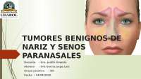 TUMORES BENIGNOS NARIZ Y SENOS PARANASALES - Docsity