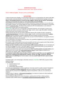 Matthew Engelke “Pensare come un antropologo” - Docsity