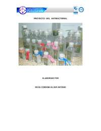 Proyecto para fabricar Gel Antibacterial | Apuntes de Ciencias ...