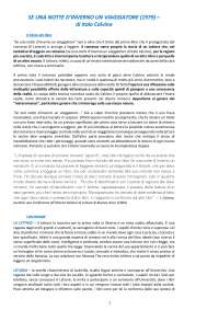 Riassunto di "Se una notte d'inverno un viaggiatore" di Italo Calvino ...