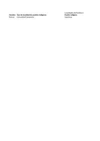 Localidades de pueblos indígenas - Docsity