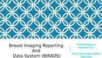 BIRADS REFERENCE CARD - Docsity