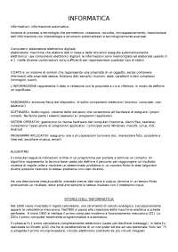 CORSO INFORMATICA BASE - Docsity