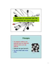 Volumen muerto columna - Docsity