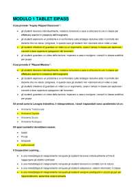 Modulo 1 EIPASS TABLET - Docsity