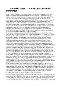 Oliver Twist Charles Dickens Analysis - Docsity