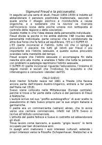 Freud, svevo e pirandello - Docsity