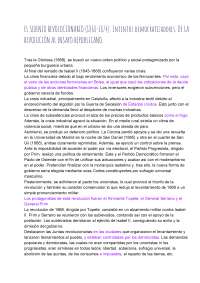 El Sexenio Democratico. - Docsity