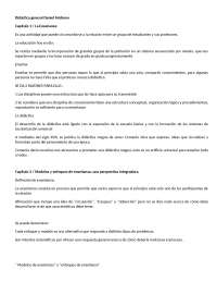 Didáctica general Daniel Feldman Resumen - Docsity