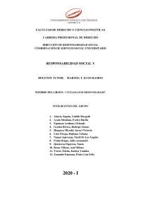 MODELO DE PROYECTO RESPONSABILIDAD SOCIAL - Docsity