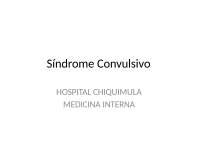Síndrome Convulsivo en adulto - Docsity