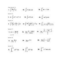 EJERCICIOS DE INTEGRALES - Docsity