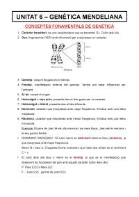 Genética Mendeliana - Docsity