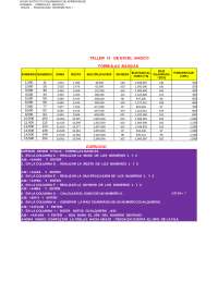 Ejercicios de Excel 1 - Docsity