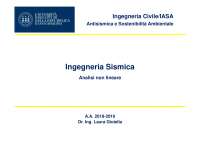 Analisi non lineare statica e dinamica - Docsity