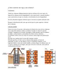 Construccion de vigas y columnas - Docsity