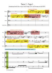 Análisis Fuga 1 Bach - Docsity