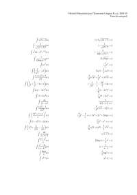 Esercizi integrali matematica - Docsity