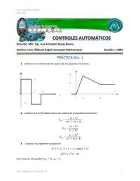 Practica sistemas de control automatico - Docsity