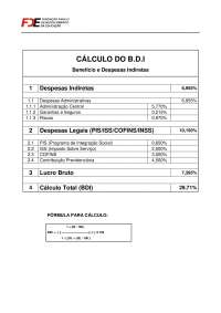 Tabela BDI - FDE 2019 - Docsity