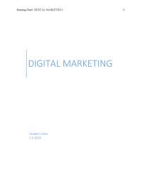 Digital Marketing Research - Docsity