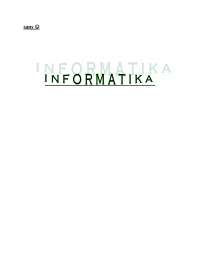 Informatika-skripta fakultet tehnickih nauka - Docsity