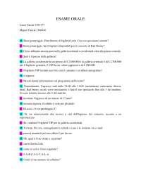 Esame orale Lezione orale 2 d'italiano - Docsity