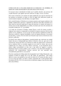 Etimología del derecho - Docsity