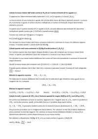 Eserciziario chimica - Docsity