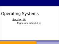 Operating system, Scheduling Criteria and Scheduling Algorithms - Docsity