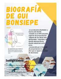 Gui bonsiepe y su método de diseño - Docsity