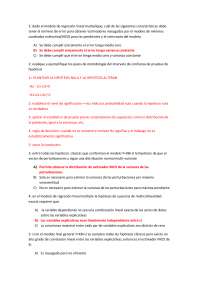 Examen primer parcial econometria - Docsity