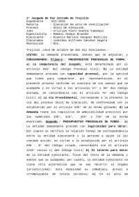 Auto admisorio ;proceso de ejecucion - Docsity