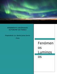 Fenomenos luminosos - Docsity