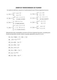 Transformadas de Fourier - Docsity