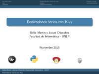 Tutorial Kivy, programacion - Docsity