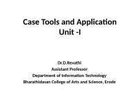 Case Tools and Its Application - Docsity