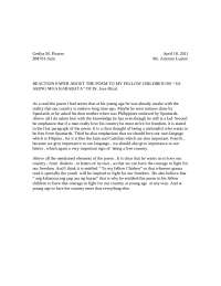 History Reaction Paper | Assignments History | Docsity