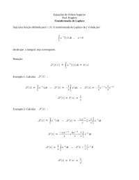 Método Transformada de Laplace - Docsity