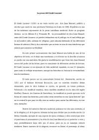 La prosa del Conde Lucanor - Docsity
