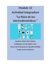 Modulo 12 actividad 2 - Docsity