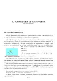 Fundamentos de hidrostática - Docsity