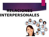 Relaciones interpersonales diapositivas - Docsity