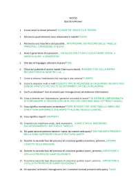 Paniere modulo 4 gestione database eipass progressive | Esercizi di Elementi di Informatica ...
