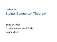 Stolper-Samuelson Theorem - Teoria Stolper-Samuelsona - wykład w języku ...