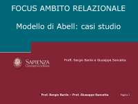 Modello di Abell management - Docsity