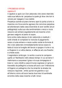 Ottavo capitolo dei promessi sposi - Docsity